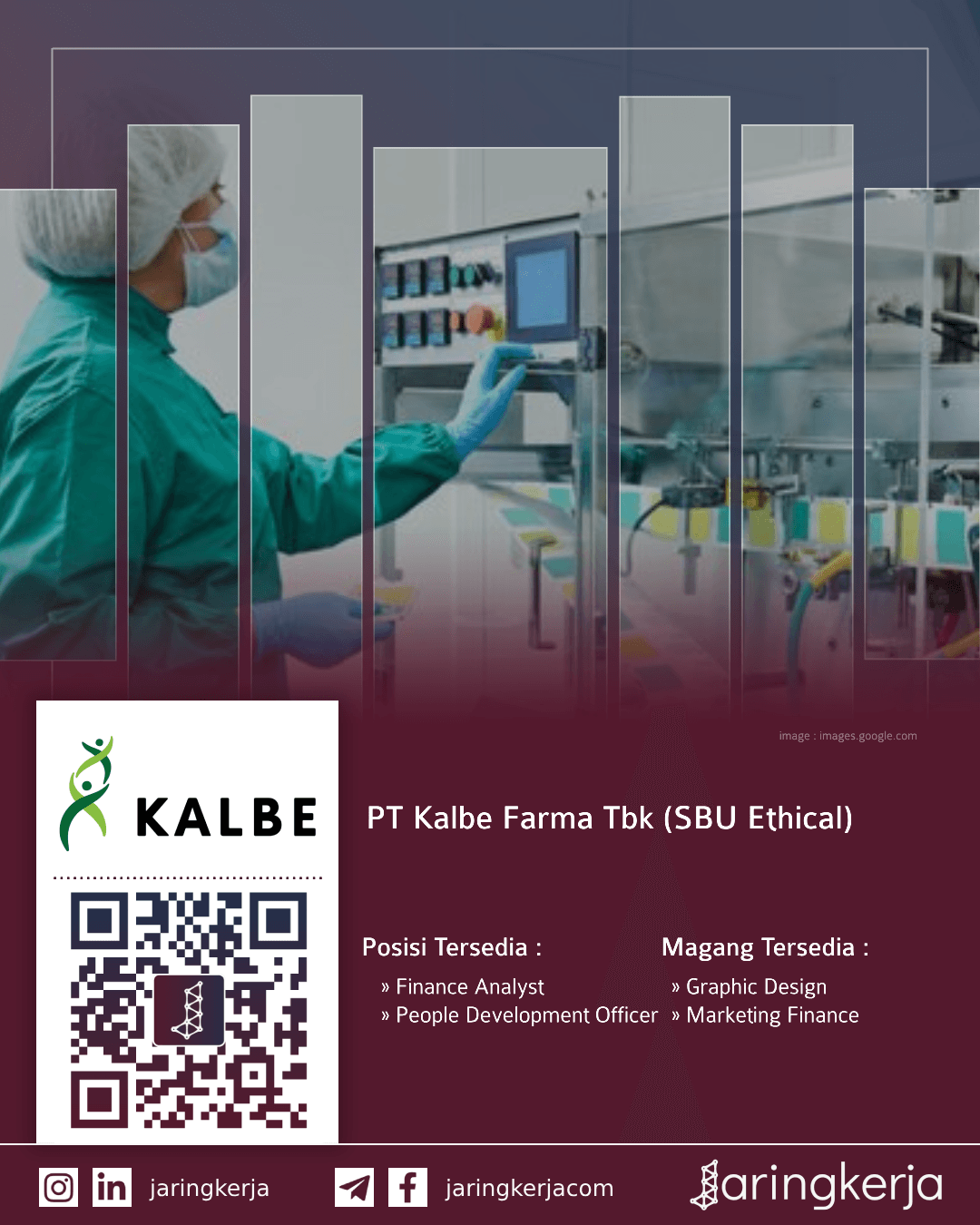 Lowongan PT Kalbe Farma Tbk (SBU Ethical) - Jaringkerja