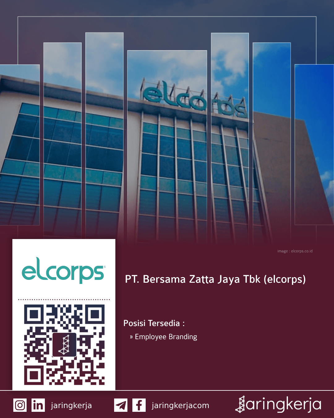 Lowongan PT. Bersama Zatta Jaya Tbk (elcorps) - Jaringkerja